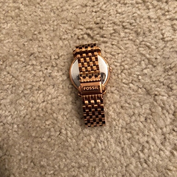 Fossil | Jewelry | Fossil Rose Gold Watch | Poshmark
